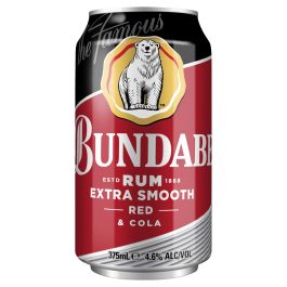 Bundaberg Rum Red & Cola 6 pack 375ml